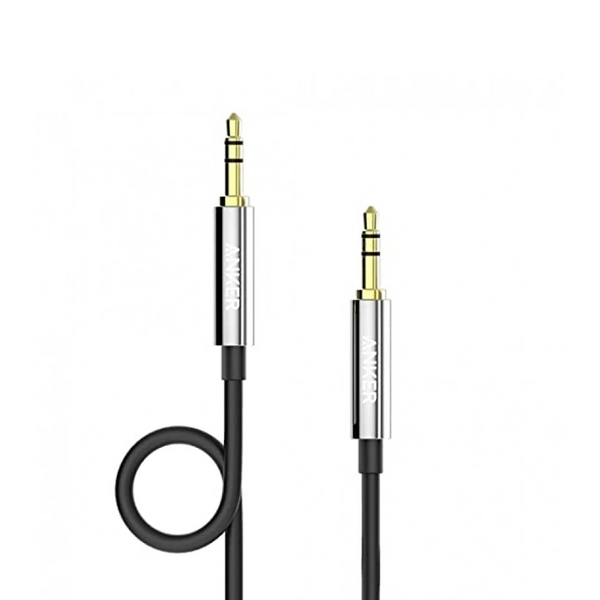 Anker 3.5 mm Male To Male Audio Cable Black – Anker Pakistan